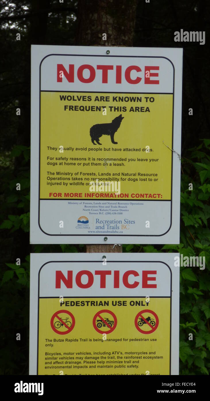 Wolf Warning High Resolution Stock Photography and Images - Alamy