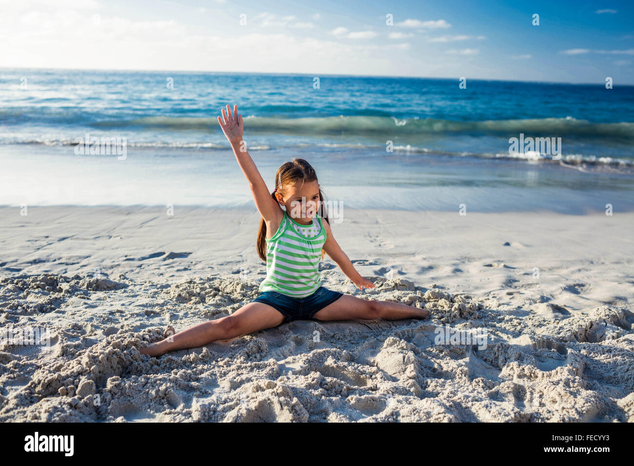 Cute little girl doing the splits Stock Photo - Alamy Cute little girl doing the splits Stock Photo - Alamy