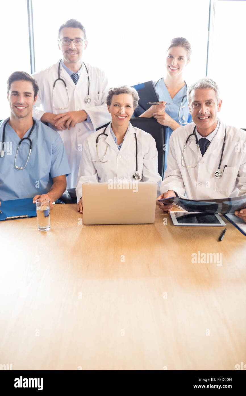Medical team having a meeting Stock Photo - Alamy