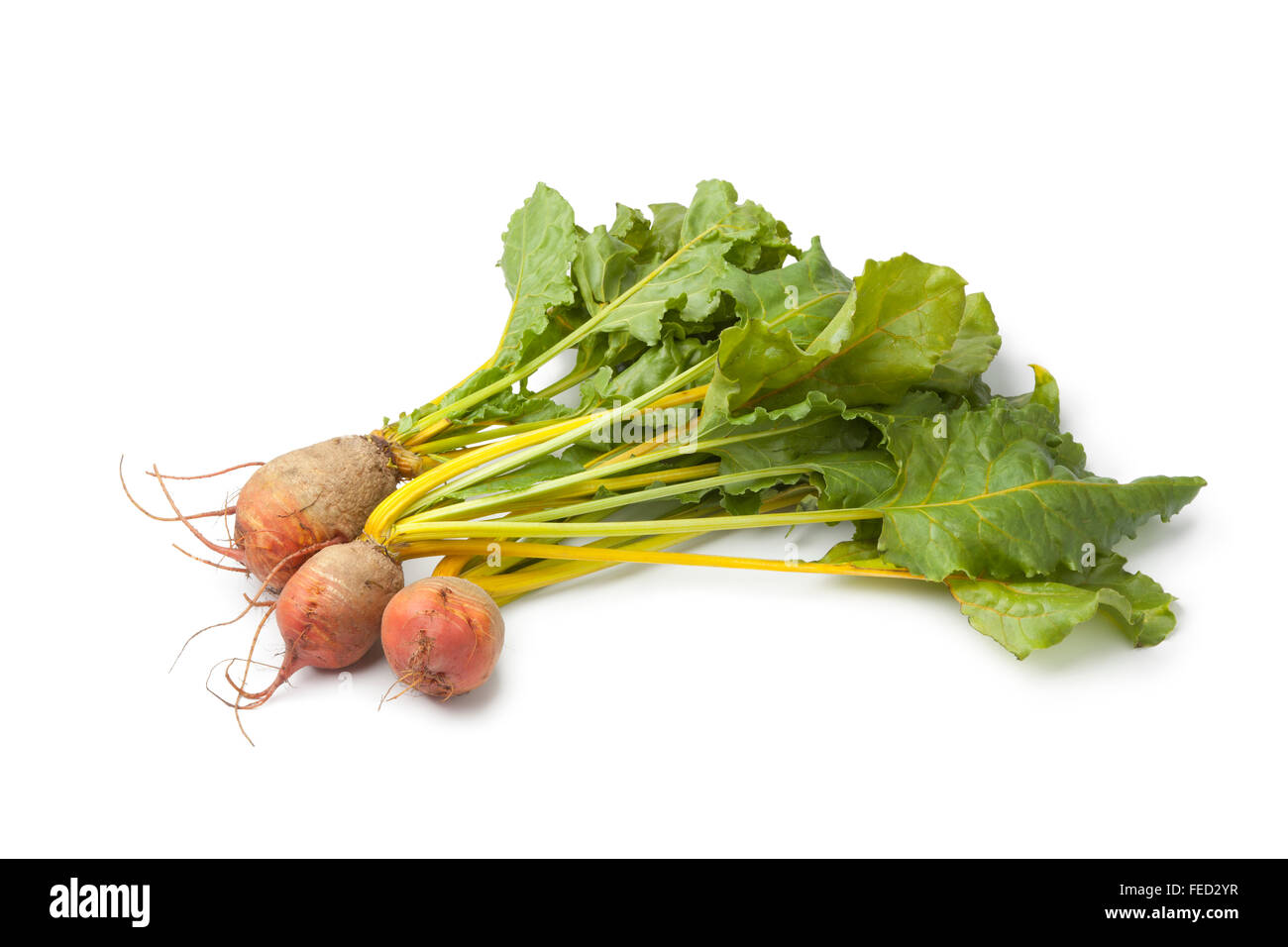 Fresh raw yellow beets on white background Stock Photo - Alamy