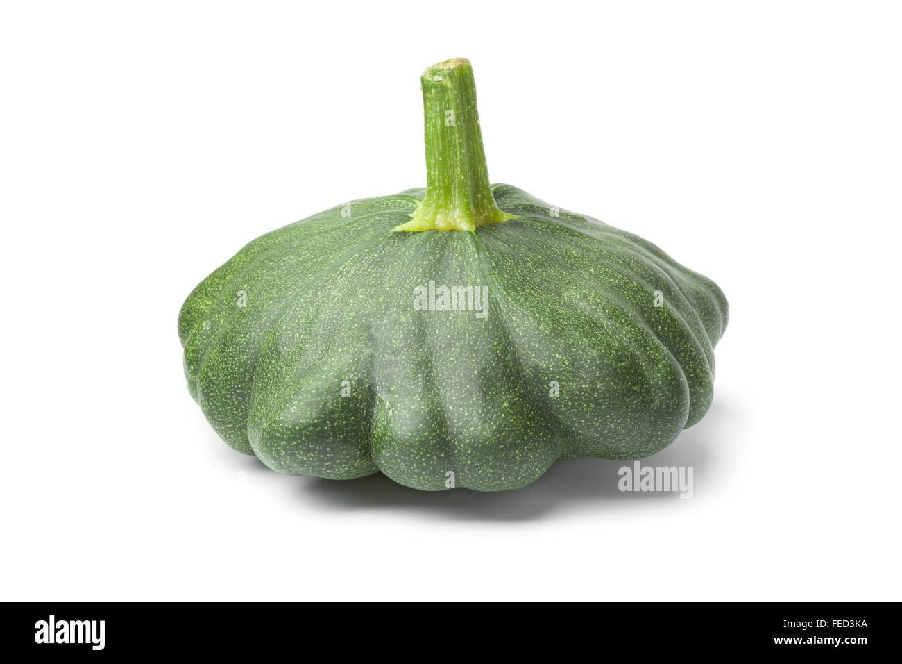 Fresh green Patty pan Squash on white background Stock Photo - Alamy