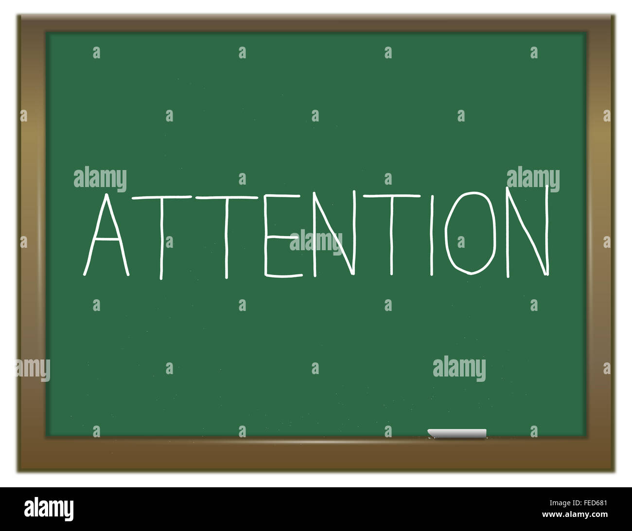 Attention notice Cut Out Stock Images & Pictures - Alamy
