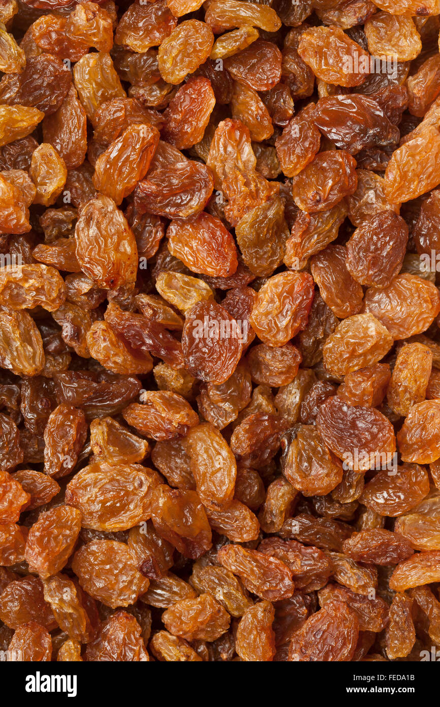Brown raisins full frame Stock Photo - Alamy