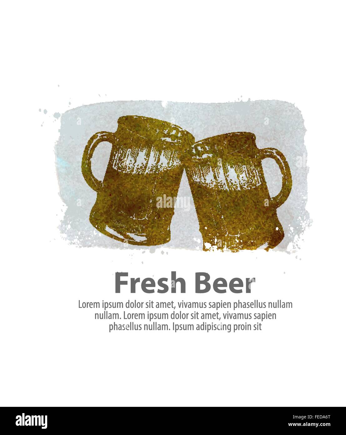 beer vector logo design template. pub, brasserie icon Stock Vector ...