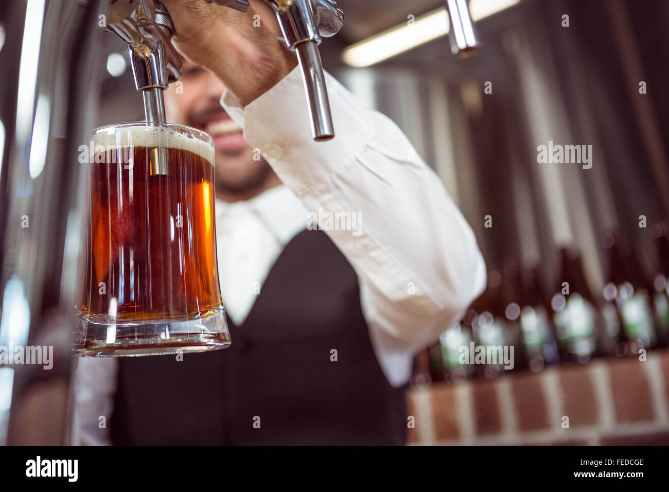 Man pint thoughtful hi-res stock photography and images - Alamy