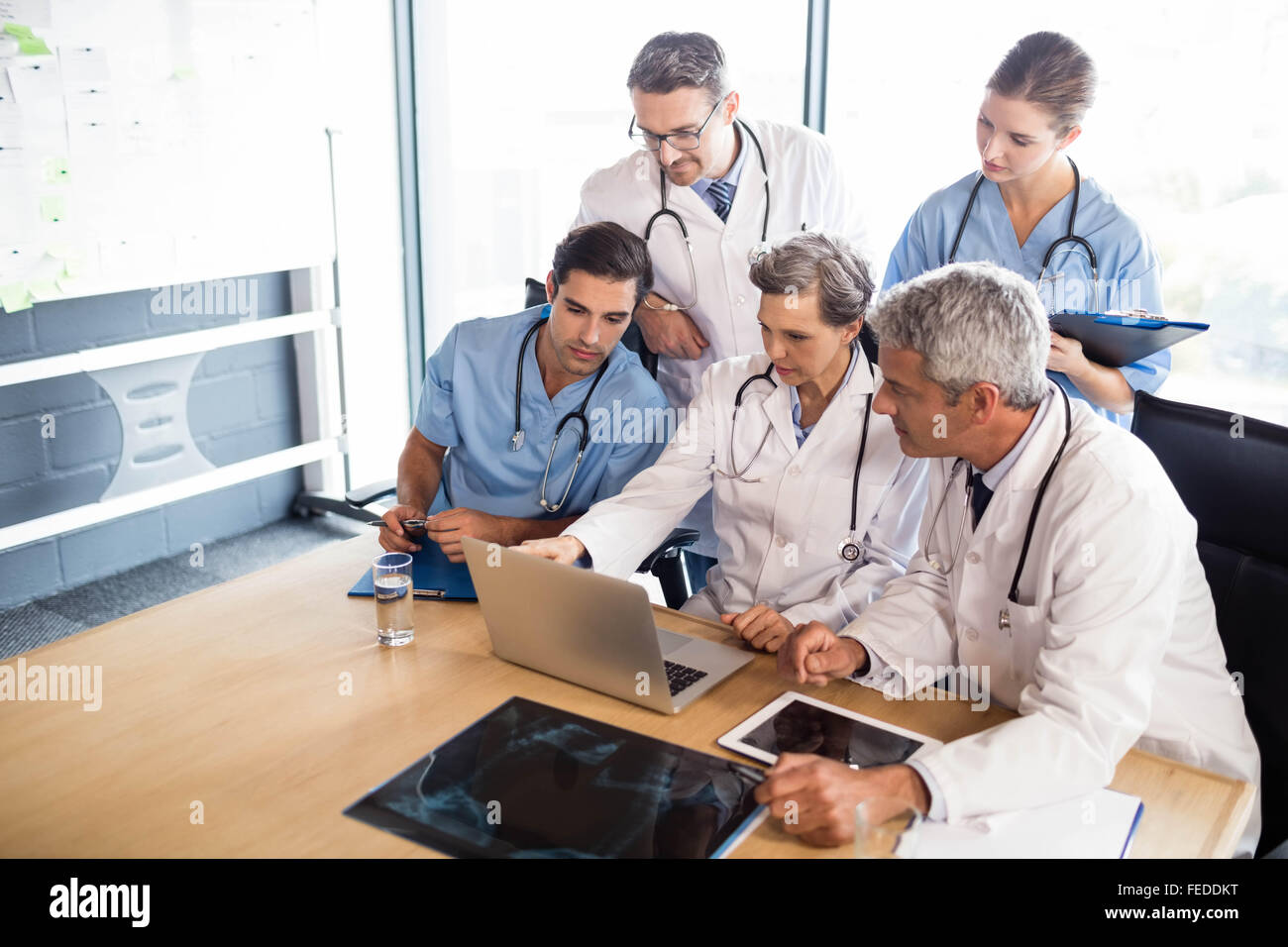 Medical team having a meeting Stock Photo - Alamy