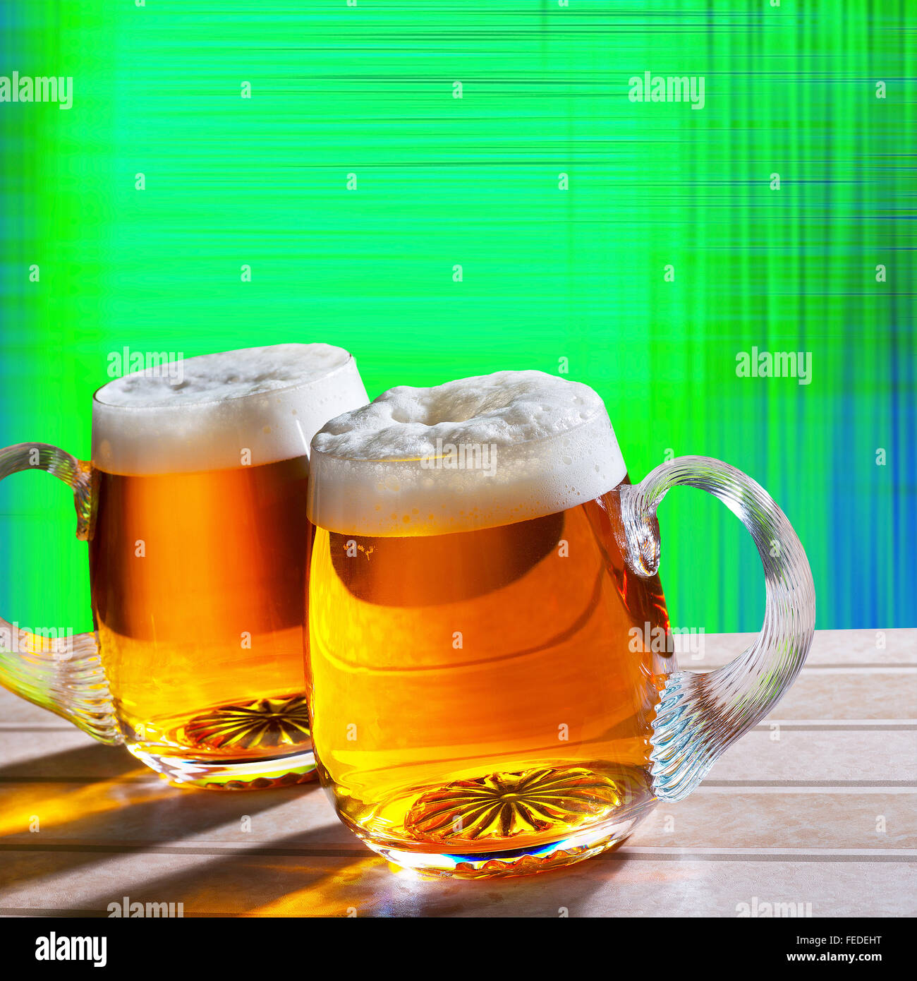 Beer mug filled green hi-res stock photography and images - Alamy