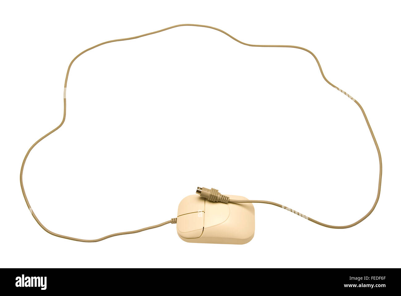 Border of Computer Mouse and Cord Stock Photo - Alamy