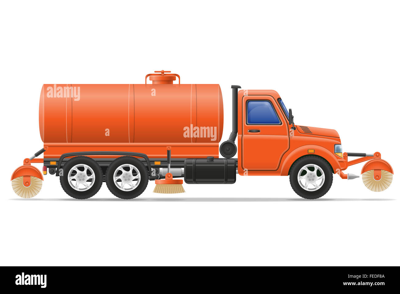 Truck cleaning watering road hi-res stock photography and images - Alamy