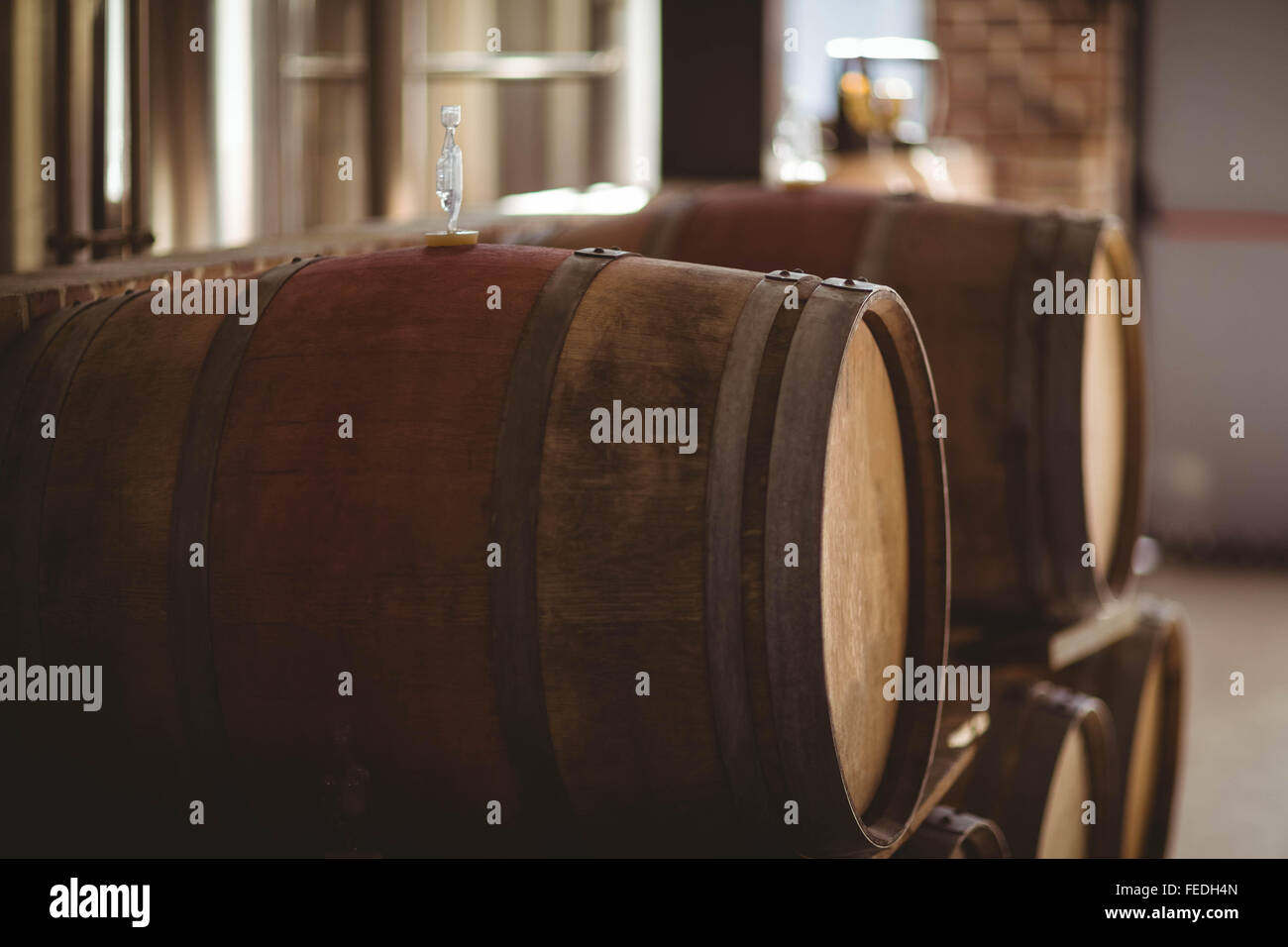 Large wooden barrels hi-res stock photography and images - Alamy