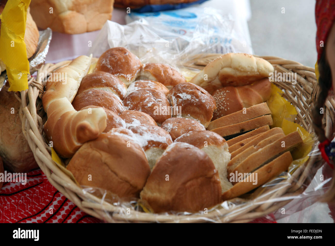 Fresh bread rolls Stock Photo - Alamy