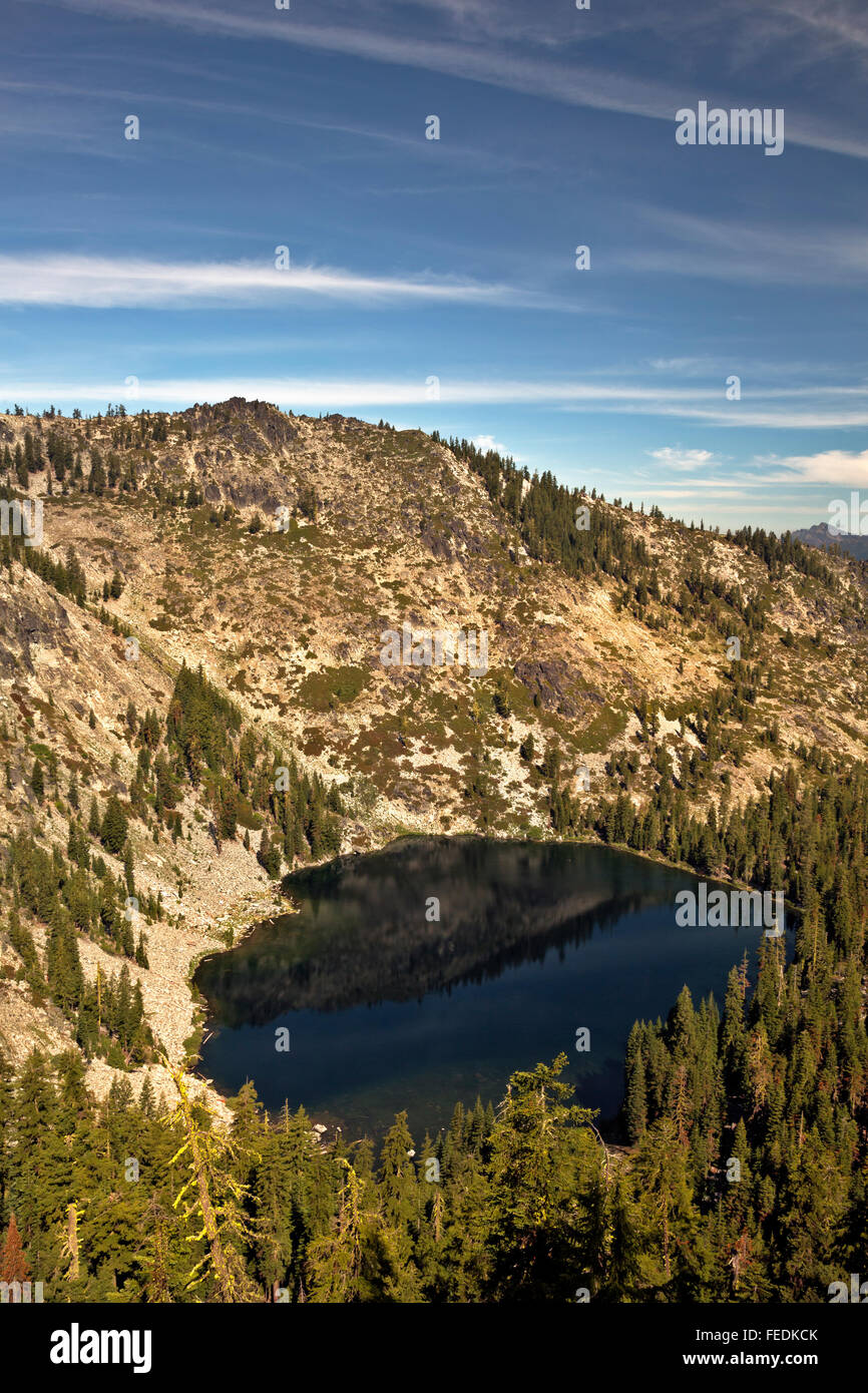 CALIFORNIA - Long Gulch Lake located at the upper end of Long Gulch in ...