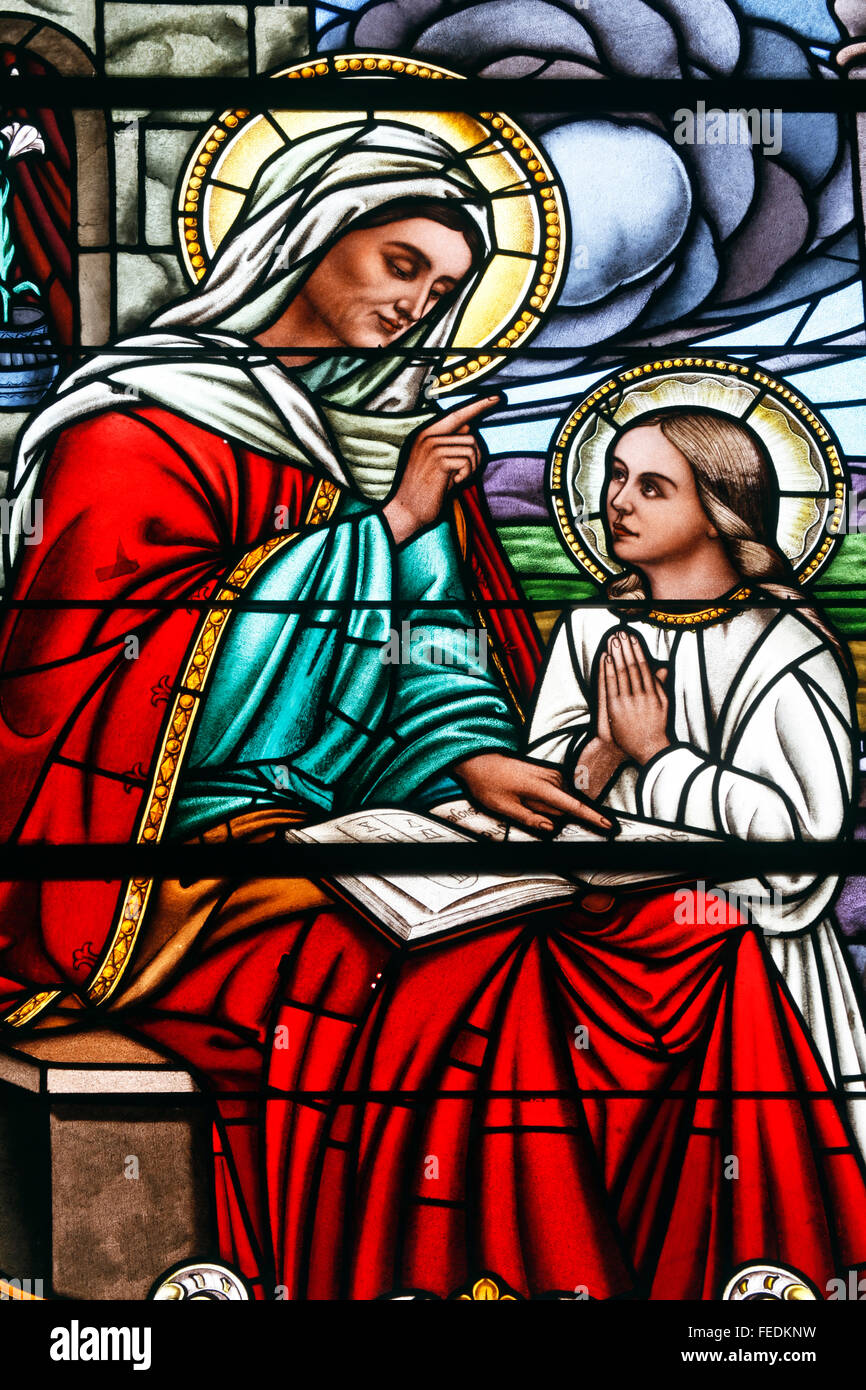Saint ann virgin mary hi-res stock photography and images - Alamy