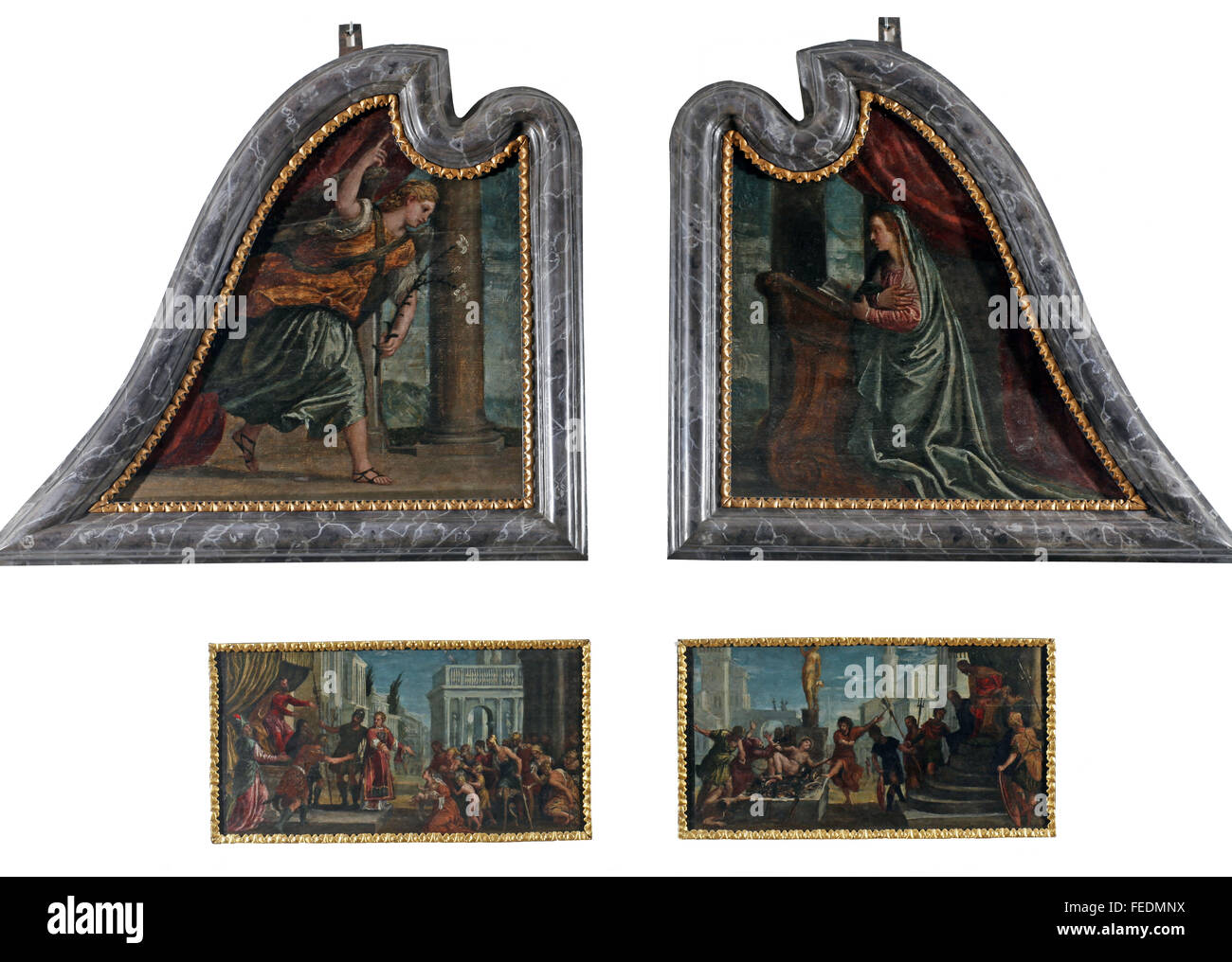 Paolo Veronese: The polyptych of St. Lawrence Stock Photo - Alamy