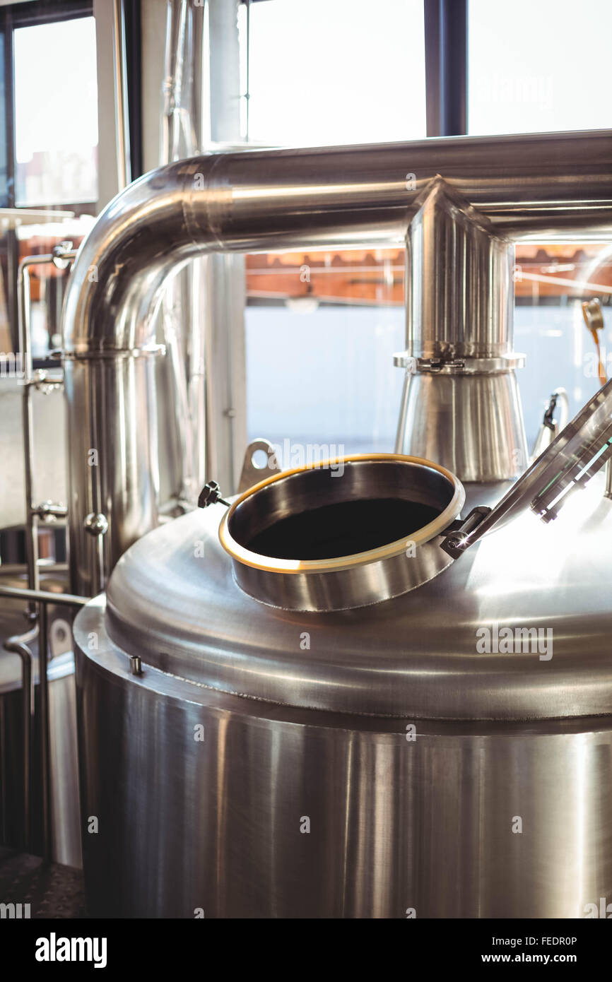 Open door of large vat Stock Photo - Alamy