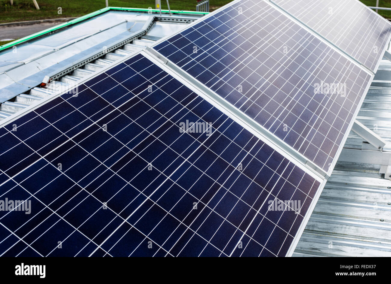 surface of the a solar panel closeup Stock Photo - Alamy