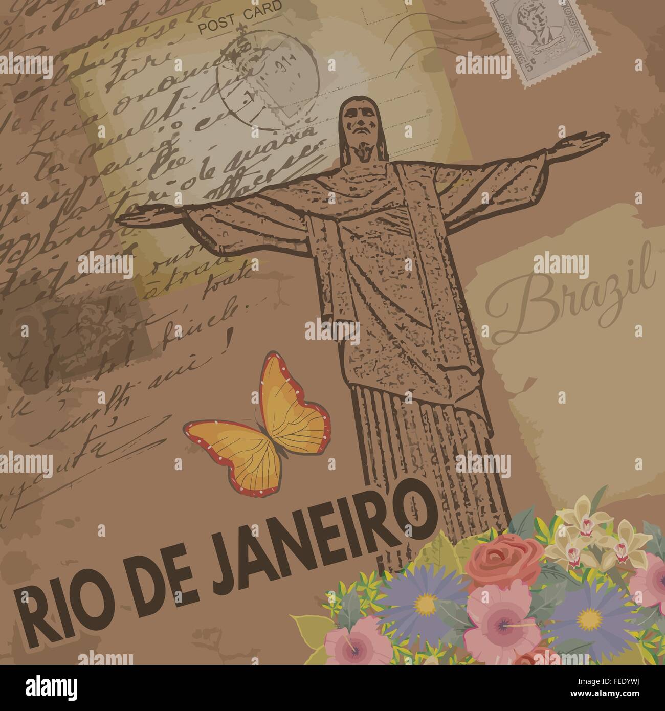 Old rio de janeiro architecture Stock Vector Images - Alamy