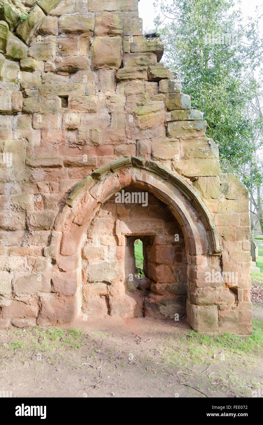 Ruins of St Mary's Abbey in Abbey Fields, kenilworth, Warwickshire ...