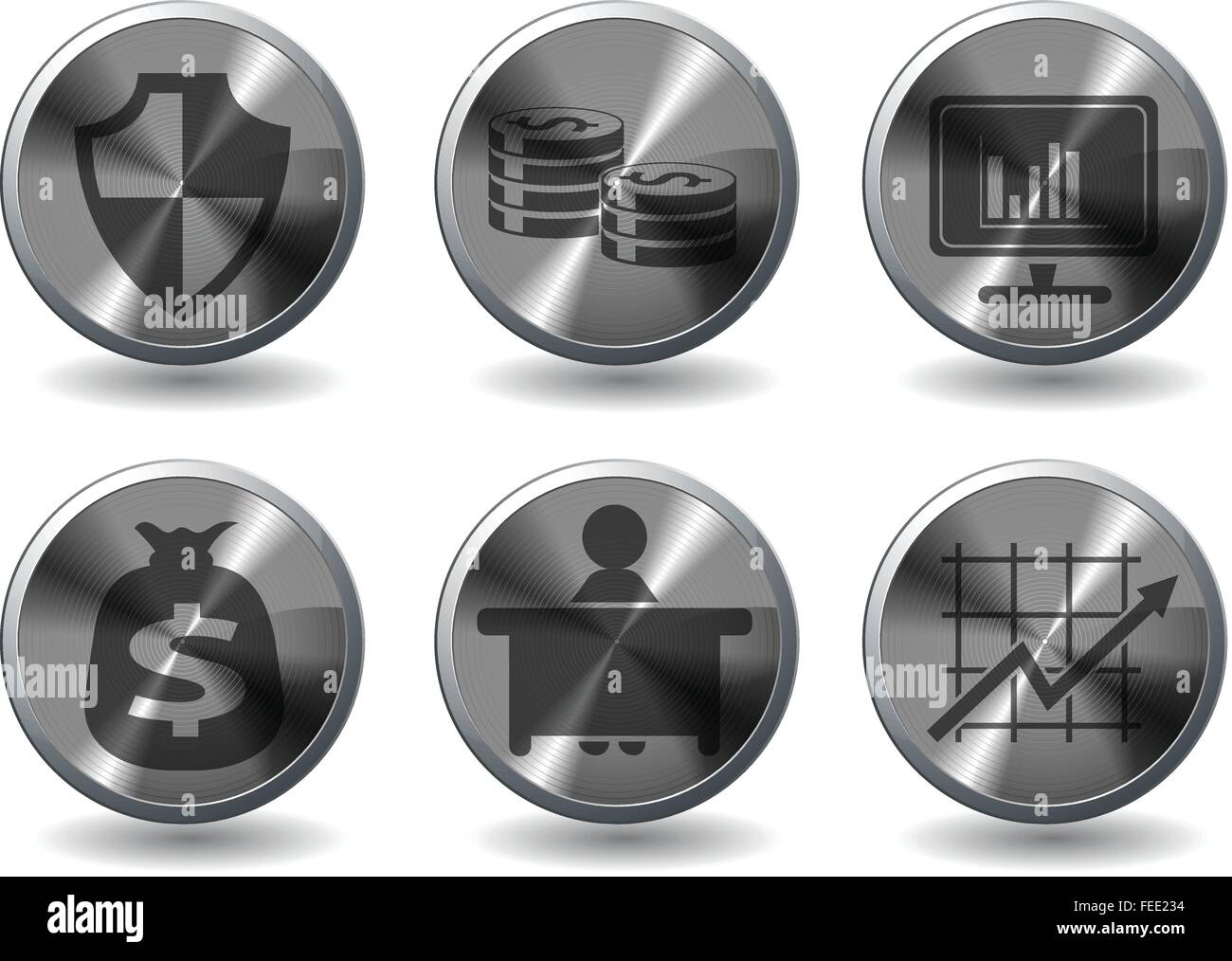 Finance Icons set Stock Vector Image & Art - Alamy