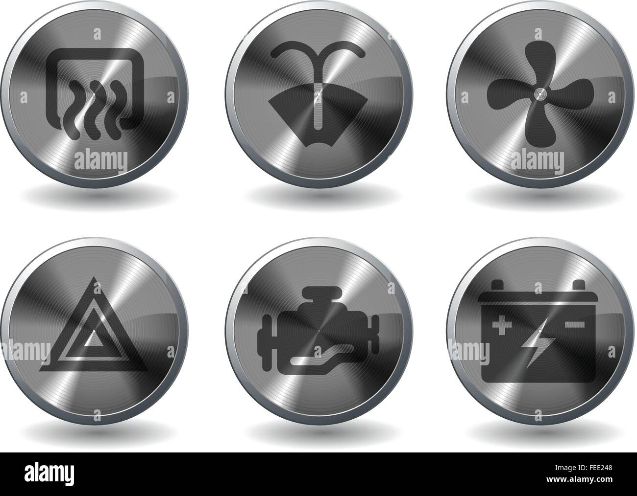 Car interface icons set Stock Vector Image & Art - Alamy