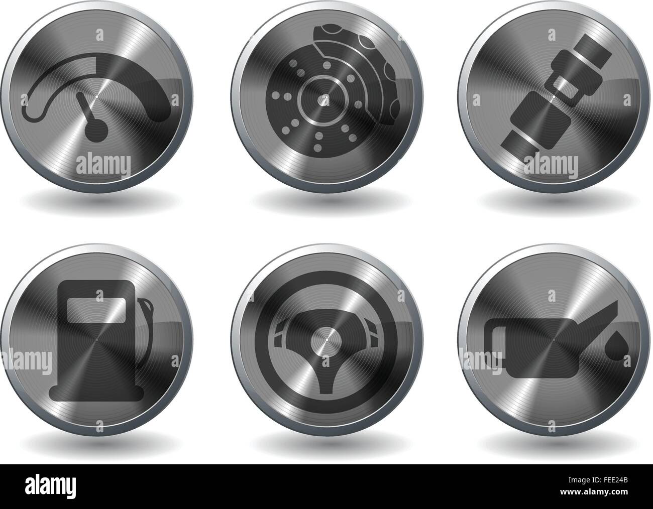 Car interface icons set Stock Vector Image & Art - Alamy