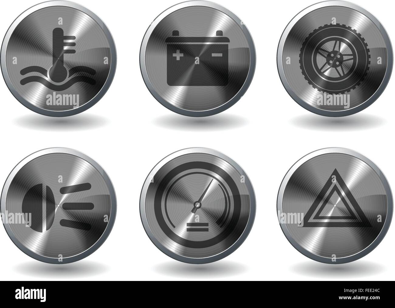 Car interface icons set Stock Vector Image & Art - Alamy
