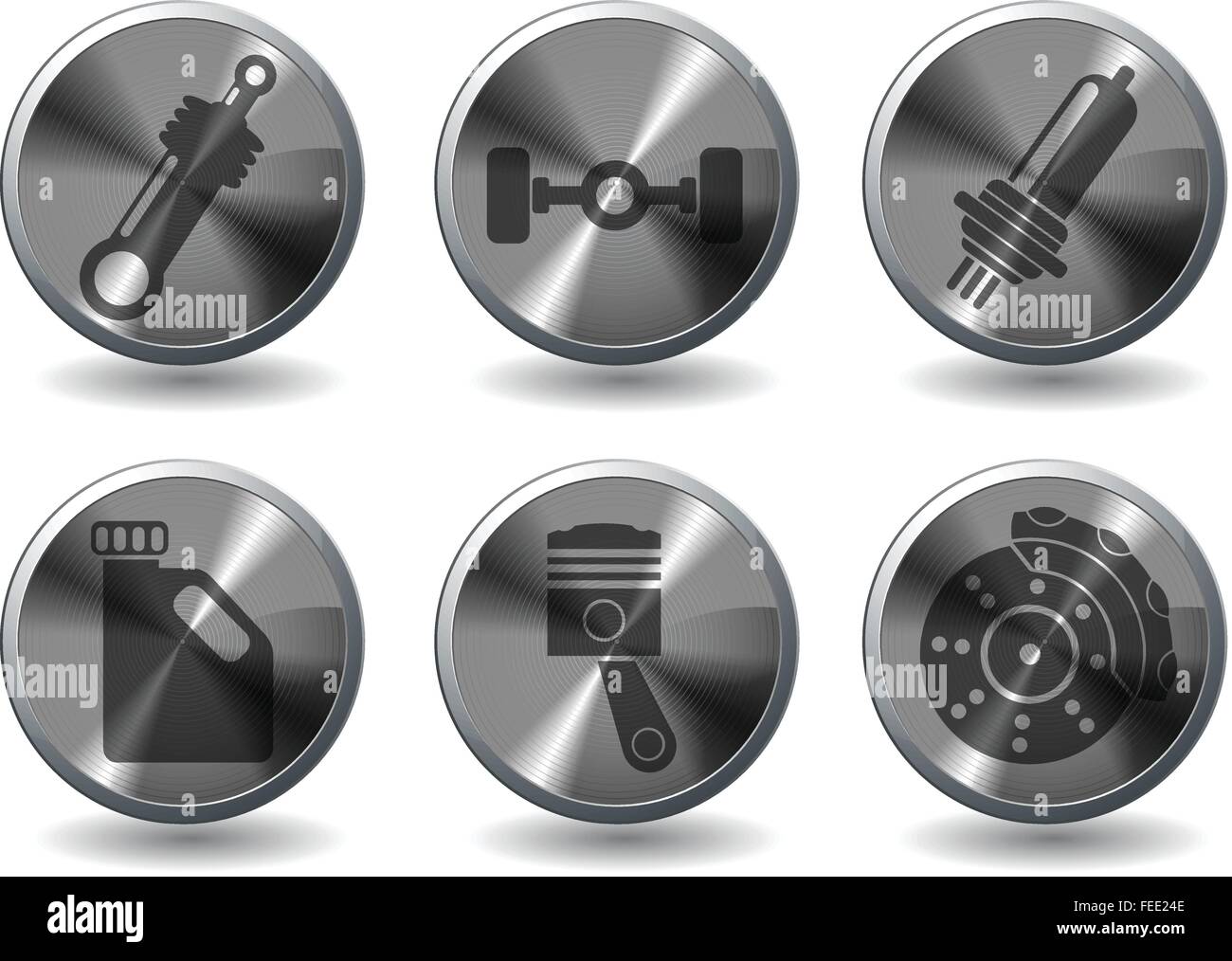 Car interface icons set Stock Vector Image & Art - Alamy