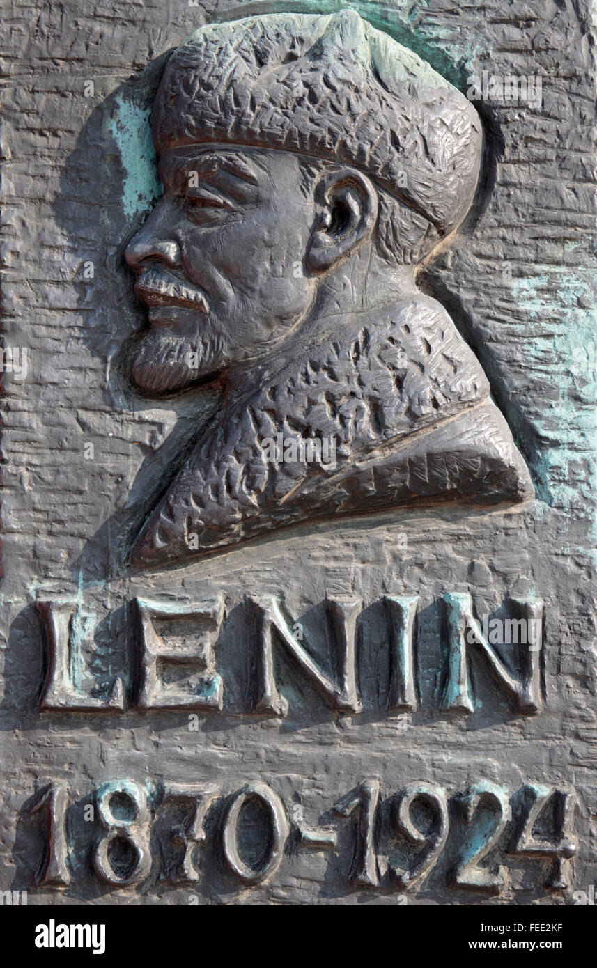 Lenin Plaque, Budapest, Hungary Stock Photo - Alamy