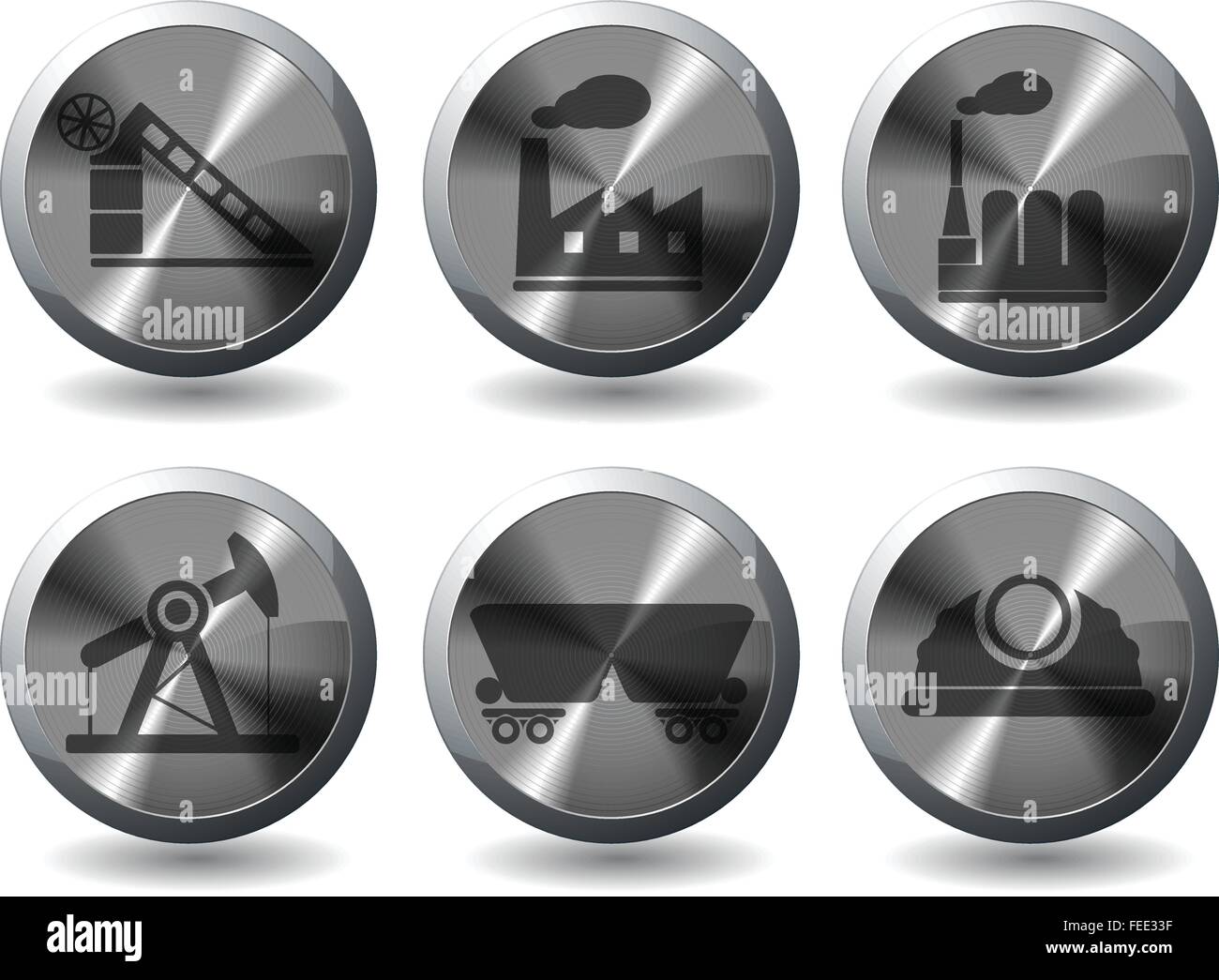 Industrial simply icons Stock Vector Image & Art - Alamy