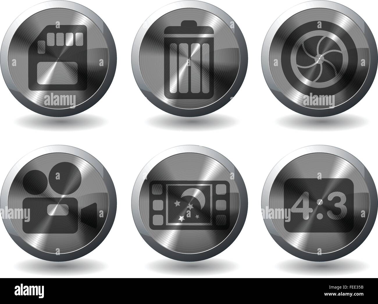 Photography Silhouette Icons Stock Vector Image & Art - Alamy