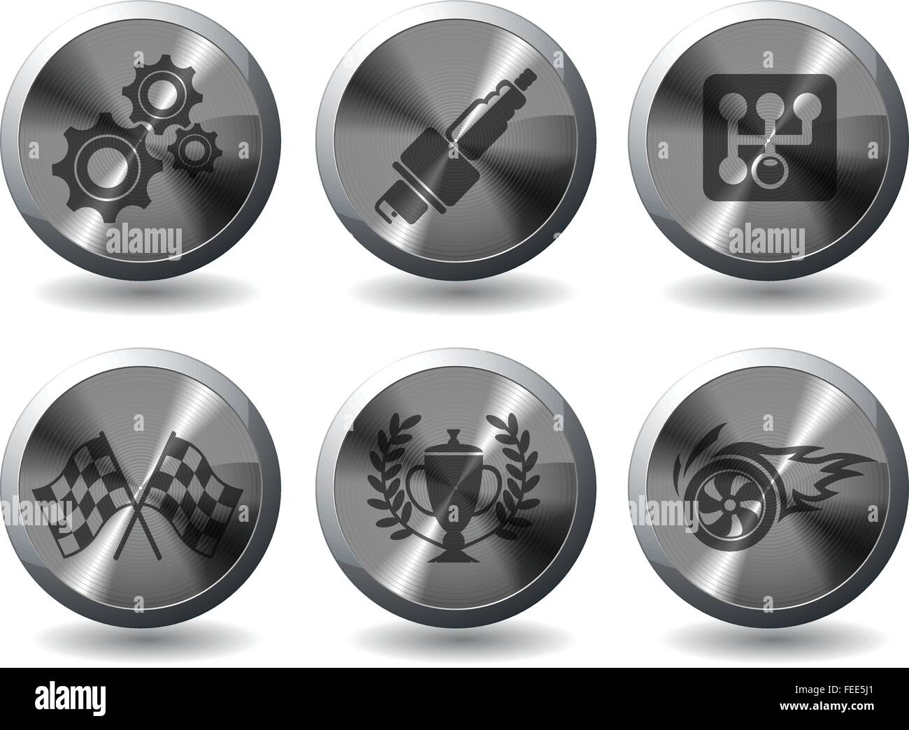 Racing icons set Stock Vector Image & Art - Alamy
