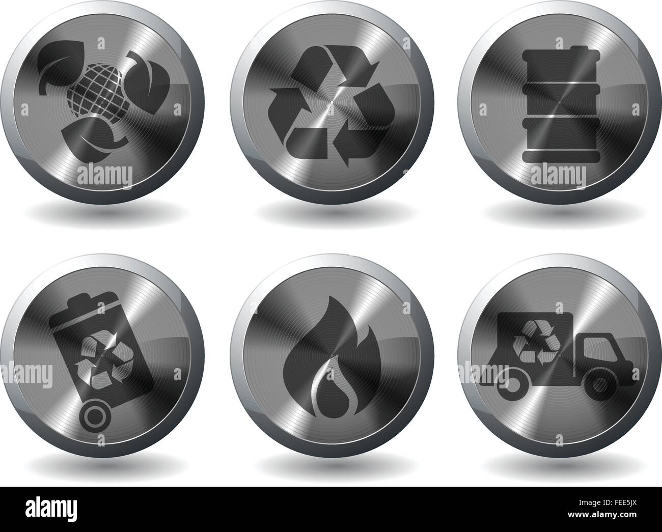 Recycle icons set Stock Vector Image & Art - Alamy