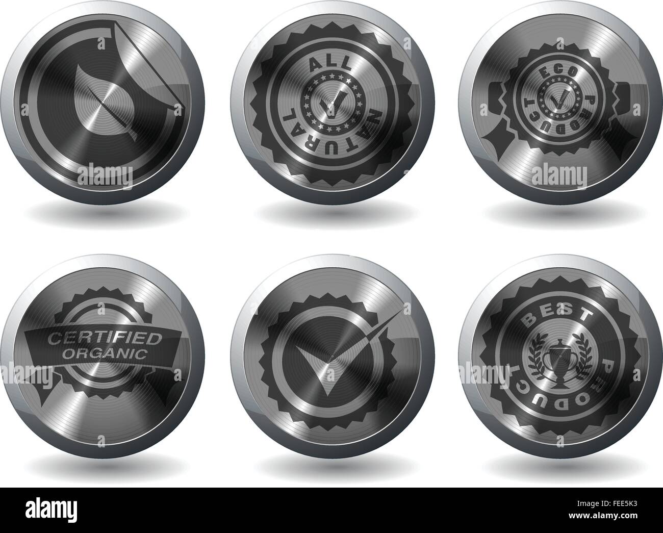 Seals icons set Stock Vector Image & Art - Alamy