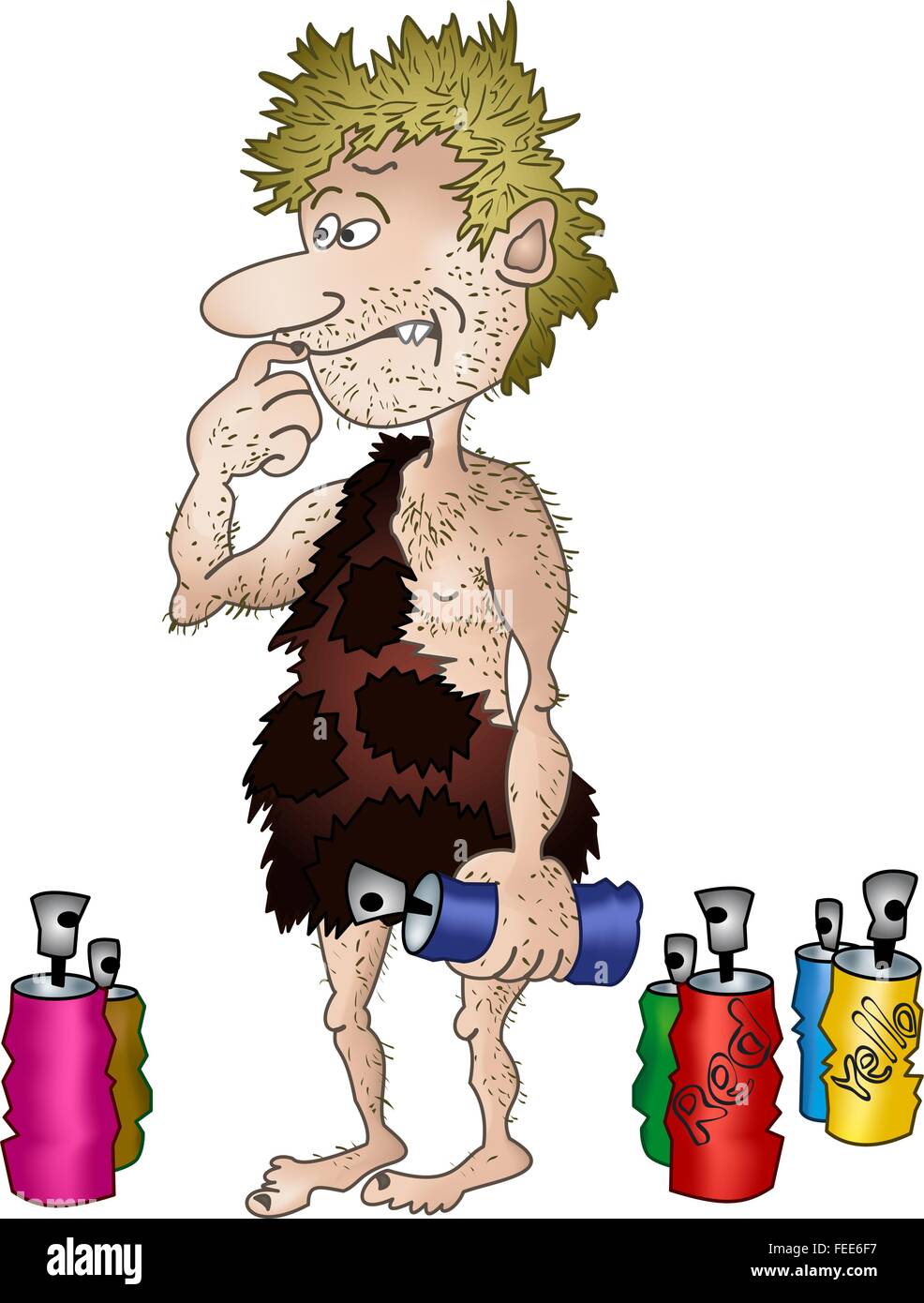 Cave art prehistoric vector hi-res stock photography and images - Alamy