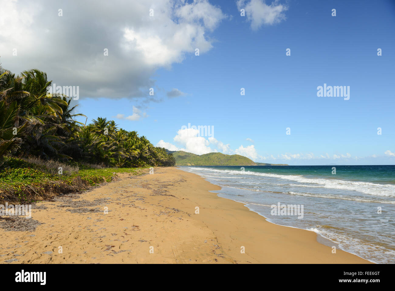 Beach at the Wetland Natural Reserve Punta Tuna (Reserva Natural ...