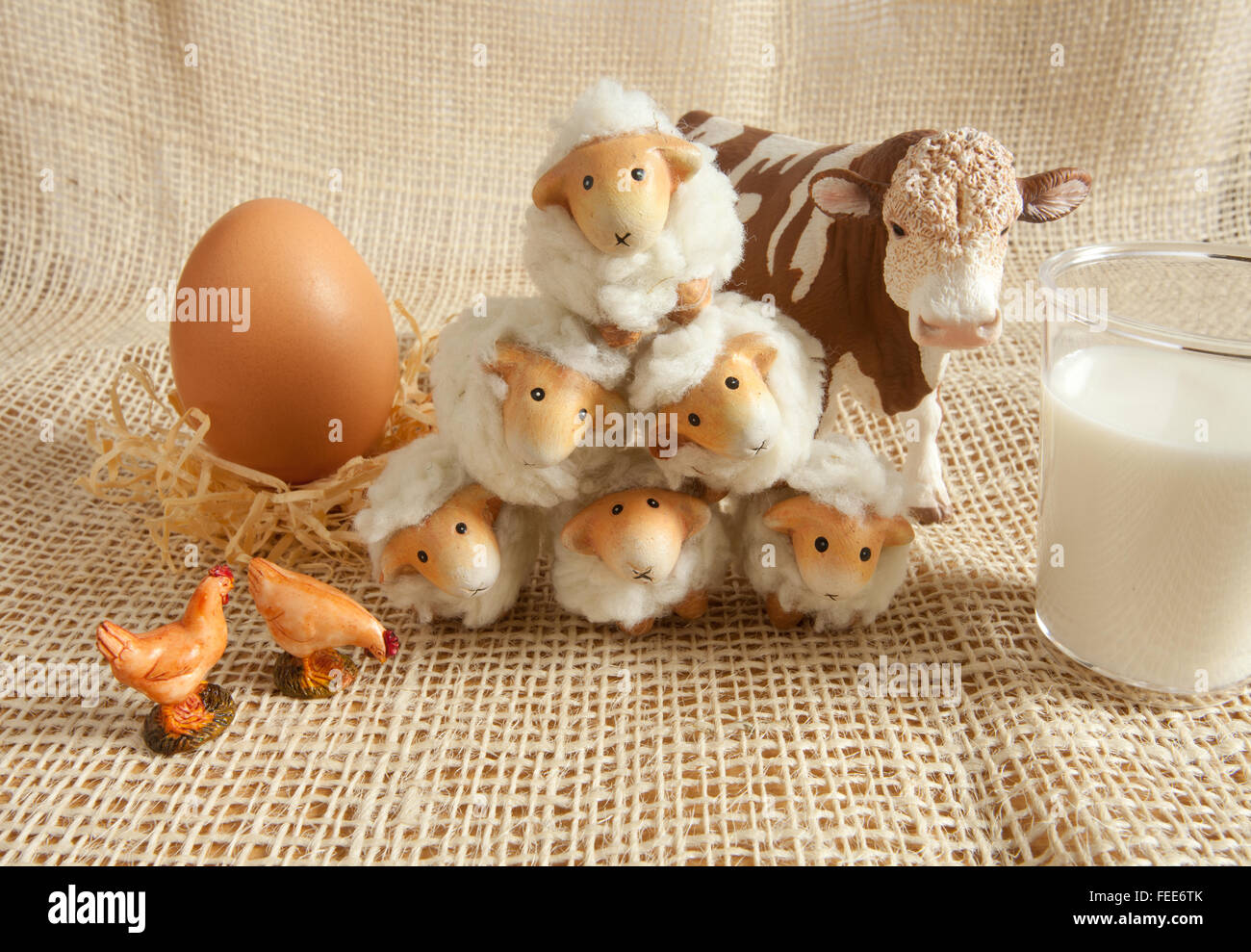 Natural food in the farm Stock Photo - Alamy