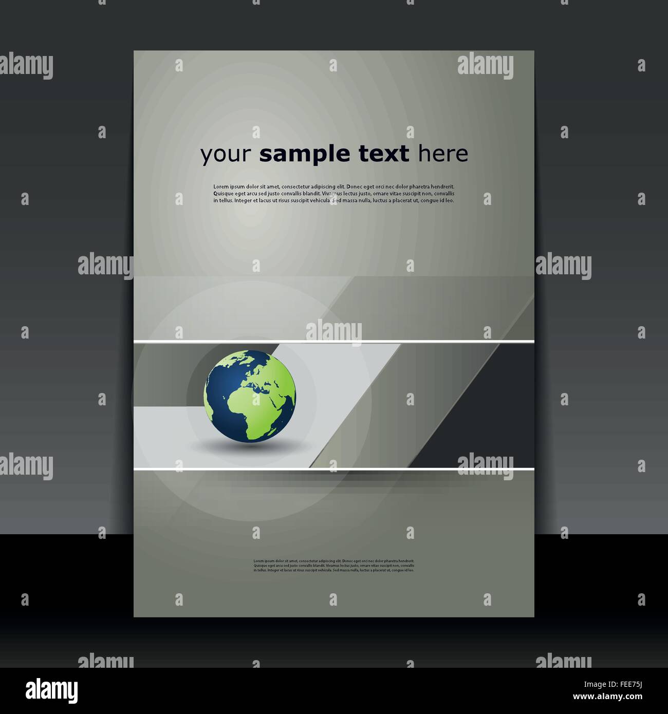 Flyer or Cover Design Stock Vector Image & Art - Alamy