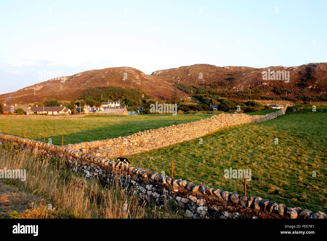 The Village of Scourie, Sutherland, Scotland, uk Stock Photo - Alamy