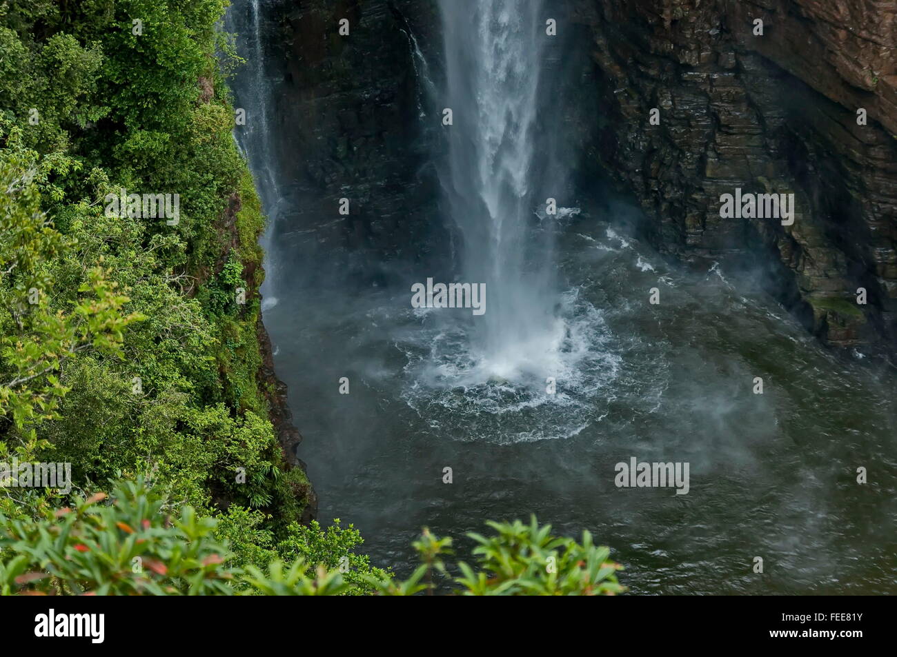 The gorge of Mac Mac waterfall, Mpumalanga, Blyde river area, Sabie ...