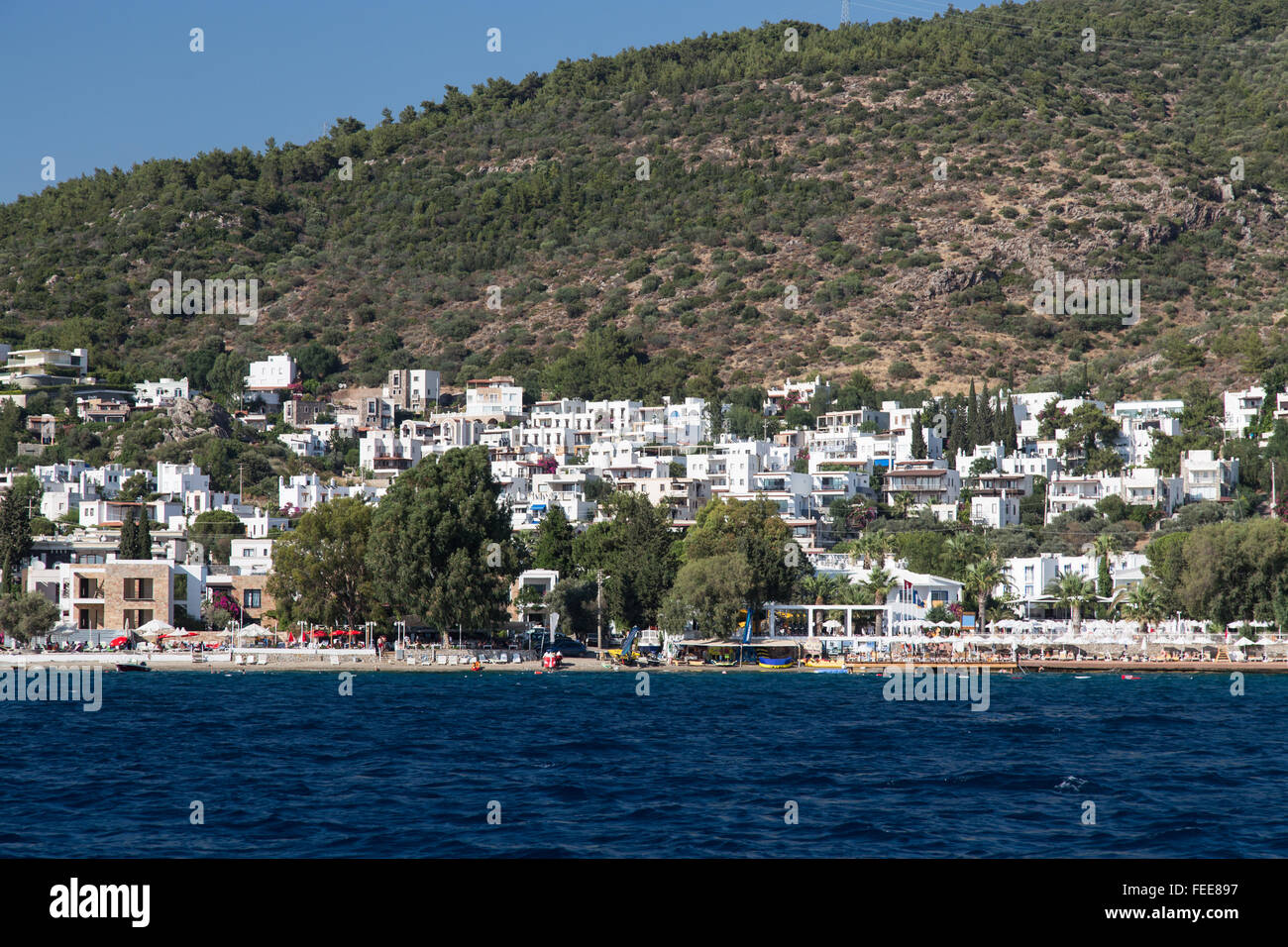 Bodrum Town in Aegean Coast of Turkey Stock Photo - Alamy
