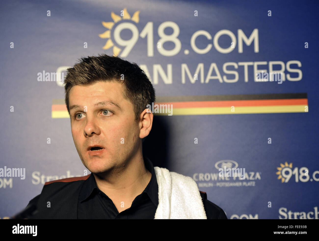Berlin, Germany. 05th Feb, 2016. Ryan Day of Wales poses after the last ...