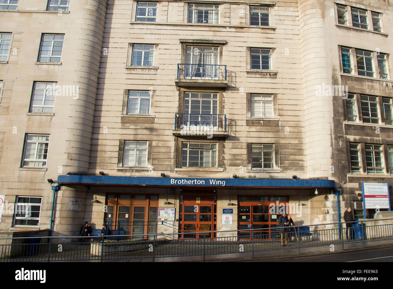 Leeds General Infirmary, Brotherton Wing Stock Photo - Alamy