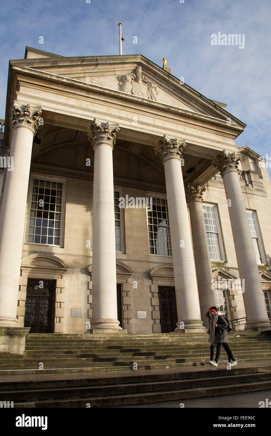 Leeds Civic Hall, Millennium Square, Yorkshire, UK Stock Photo - Alamy
