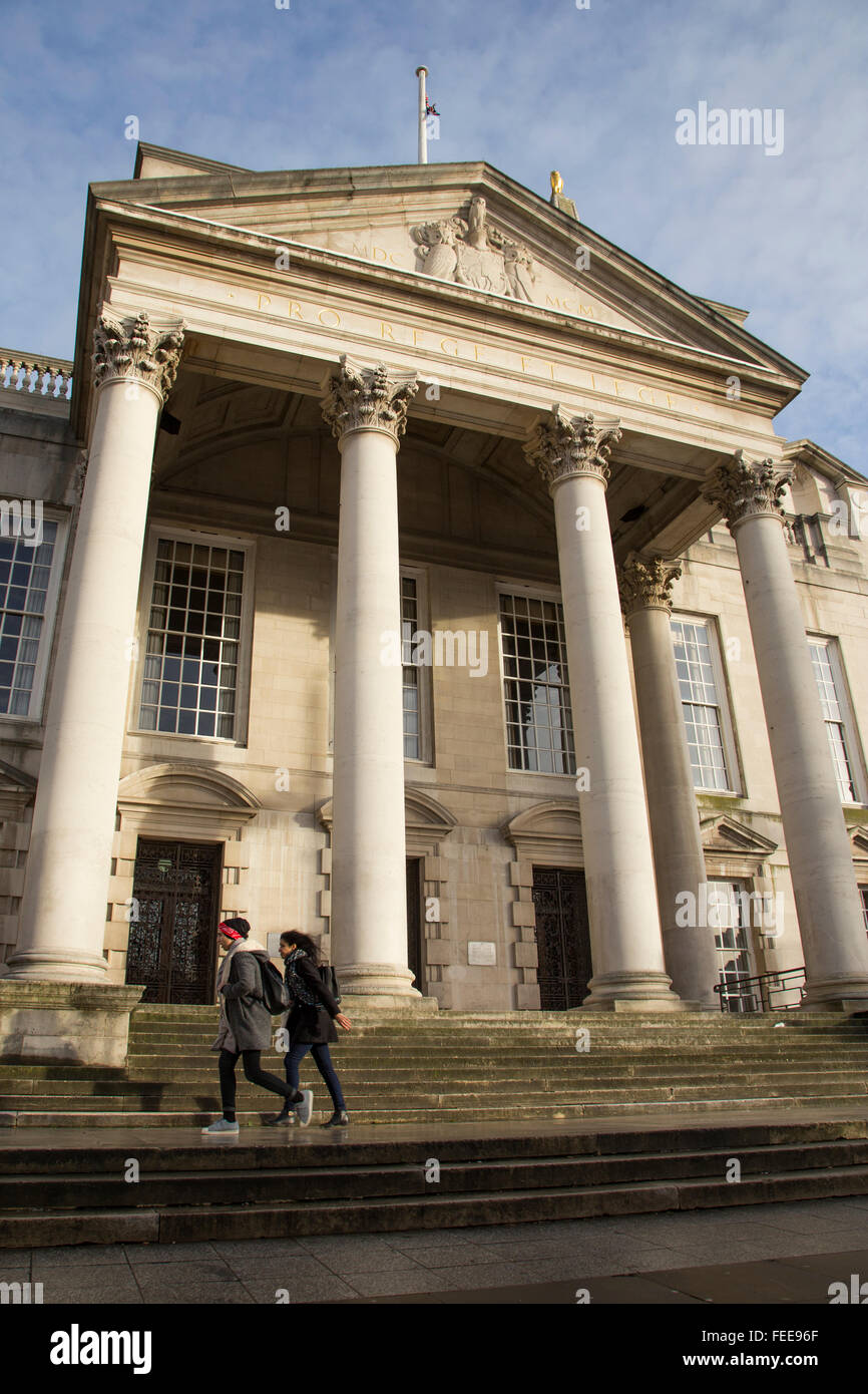 Leeds Civic Hall, Millennium Square, Yorkshire, UK Stock Photo - Alamy