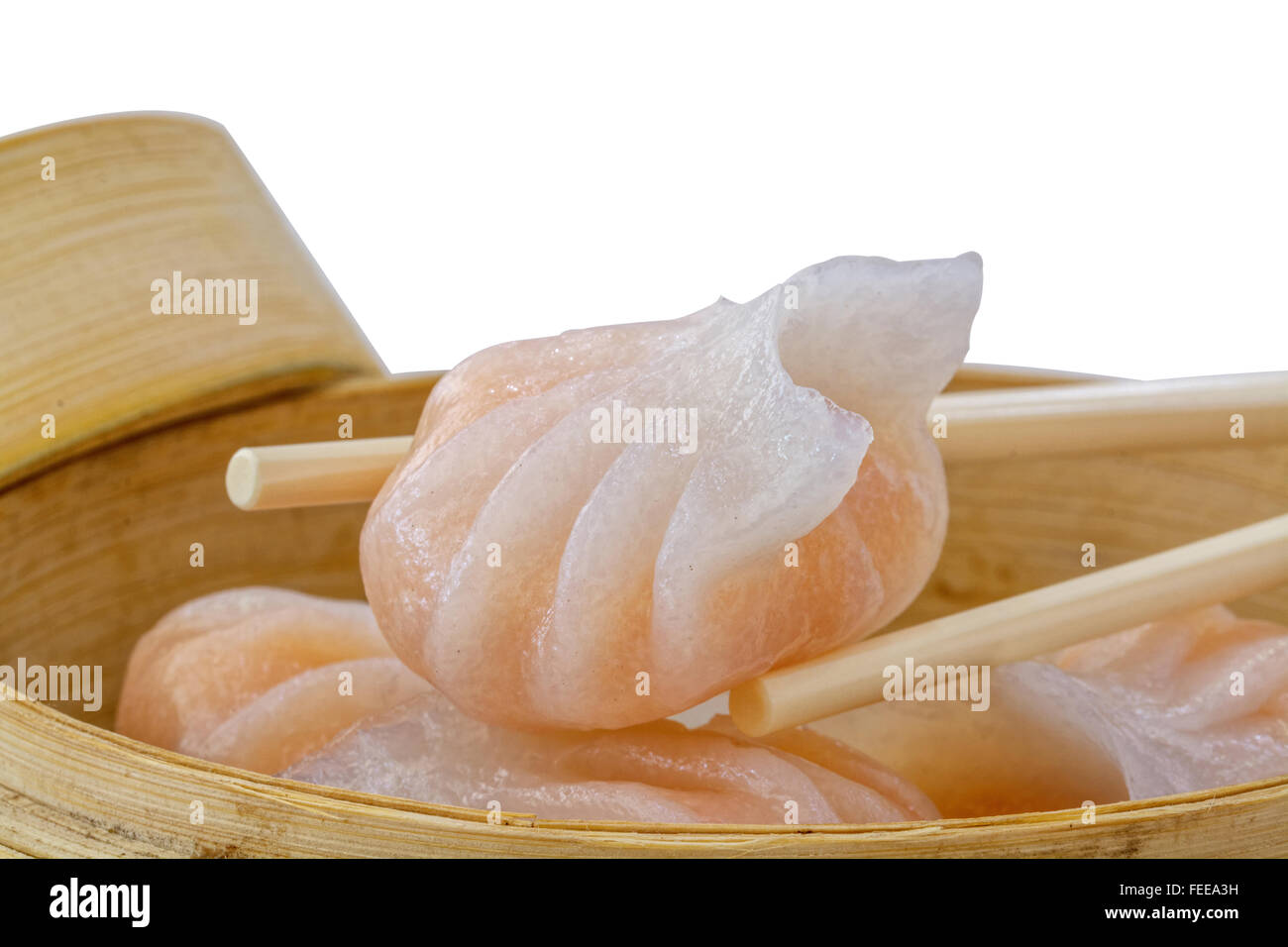 Dim Sum traditional chinese starter on white background Stock Photo - Alamy