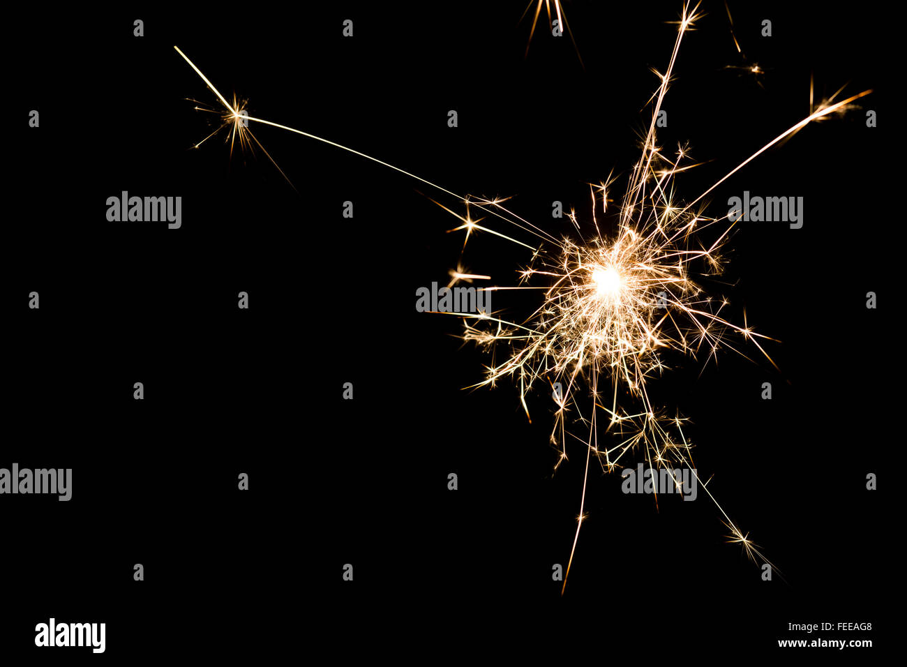 sparkler firework background copy space Stock Photo - Alamy