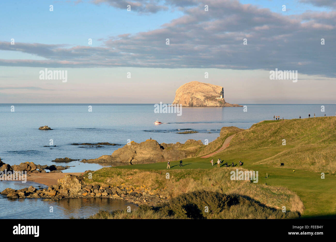 Bass rock golfers hi-res stock photography and images - Alamy