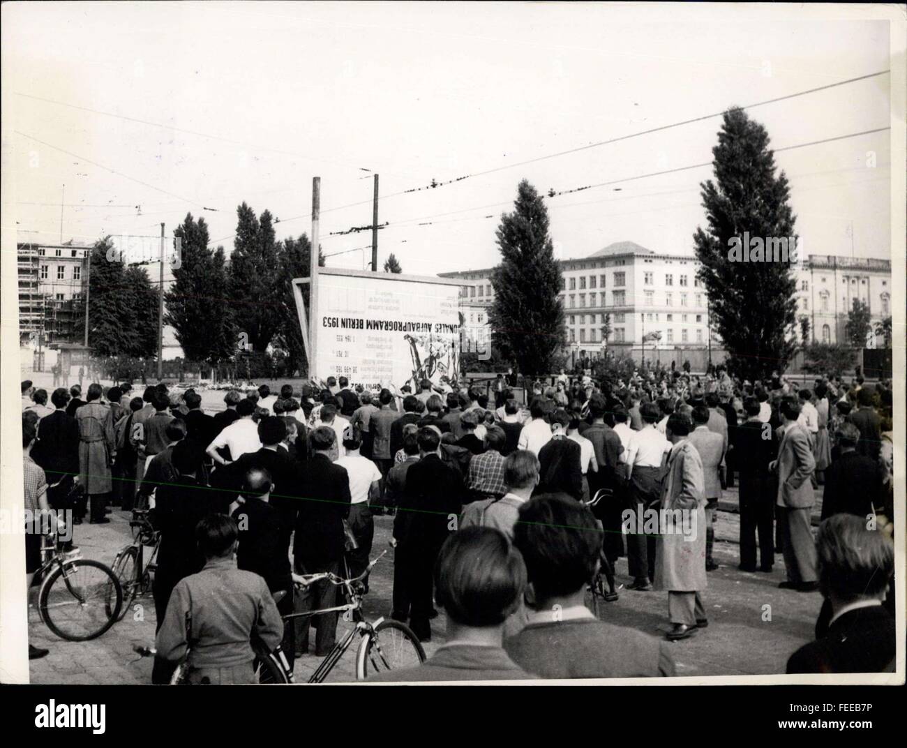 1953 - Demonstrations and riots in East Berlin - Soviet occupation ...