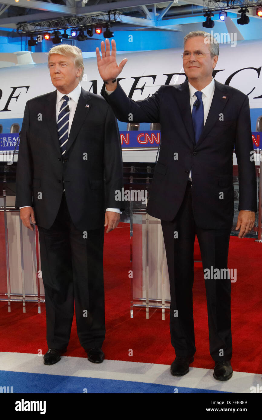 2015 presidential debate trump reagan hi-res stock photography and ...