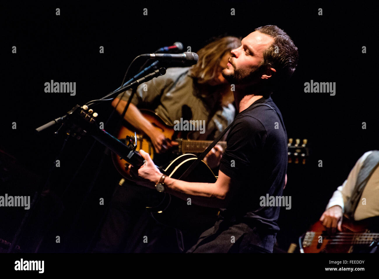 Gijon, Spain. 5th February, 2016. Swedish singer-songwriter Kristian ...